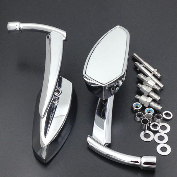Spear Blade Universal Fit 8mm 10mm Thread Motorcycle Rearview Mirrors