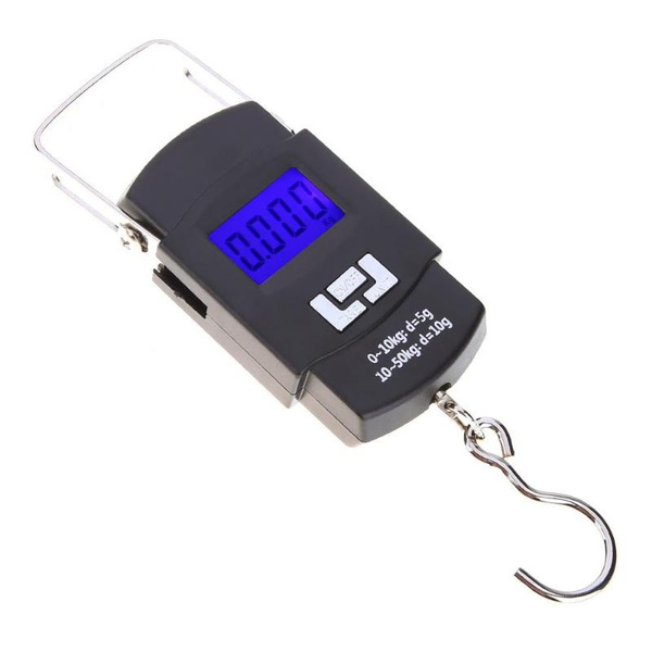 Stainless Steel Portable Fishing Scale 110lb/50kg Electronic Balance ...