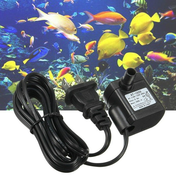 EU Plug AC 220V Aquarium Fountain Air Fish Pond Tank Submersible Water ...