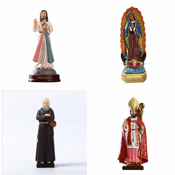 Christian Jesus Our Lady Holy Father Resin Statue Icon Catholic ...