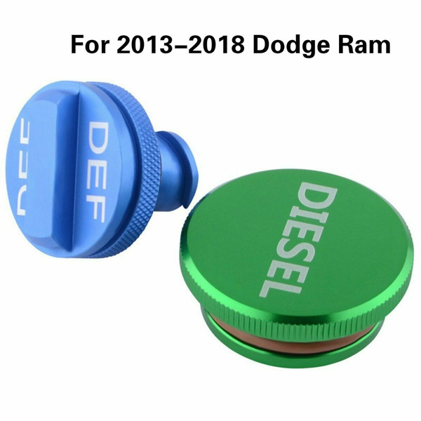 Diesel Fuel Tank Caps DEF Cap Aluminum For 2013-2018 Dodge Ram 2500 ...