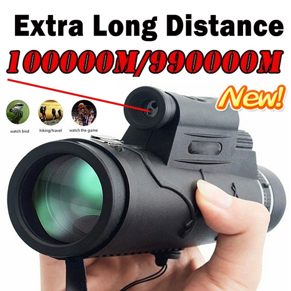 Newest Extra Long 100000M/990000M HD Monocular Telescope with Compass ...