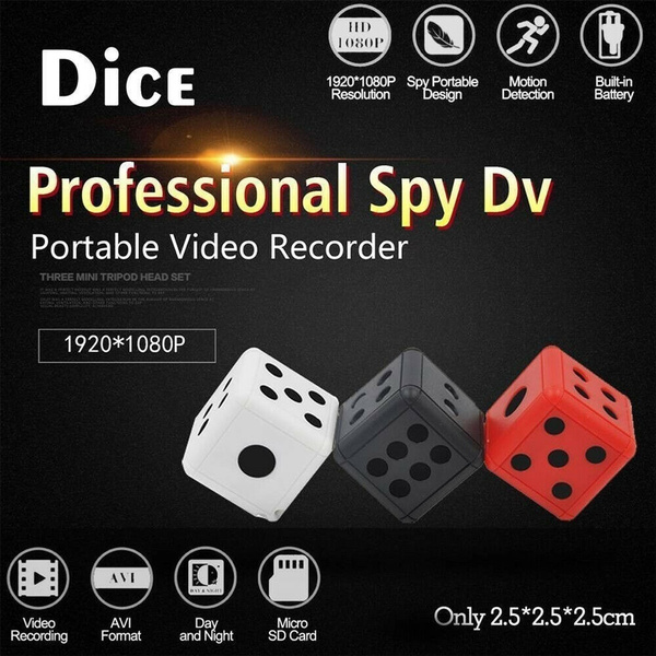 SQ11/16 Dice Action Camera 180P/960P/1080P Spy Mini Camera Cam Wide ...