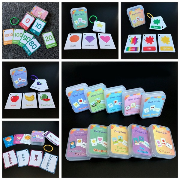 English Digital Learning Card Kids Early Learning Cognitive Flash Card ...