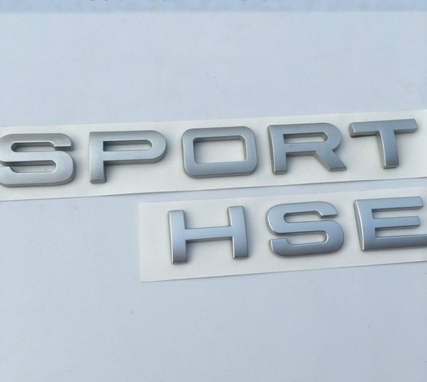 Land Rover Range Rover SPORT car logo HSE wordmark car sticker tailgate ...