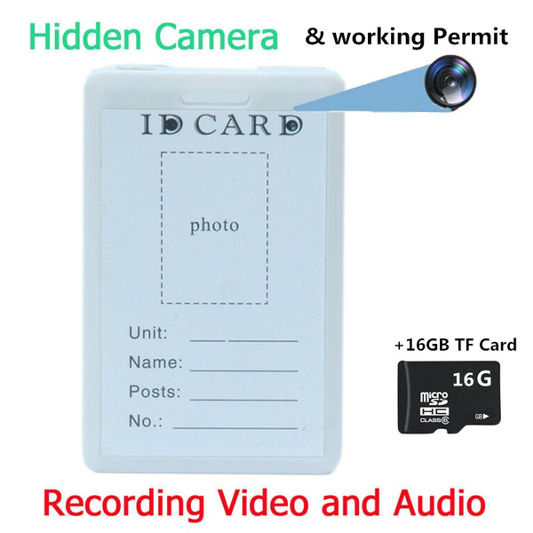 Mini Hidden Camera Work Permit Protection Digital Voice Video Recorder ...