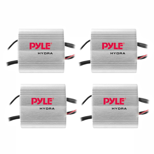 Pyle PLMRMP1A Waterproof 400 W 2 Channel Marine Power Audio Amplifier ...