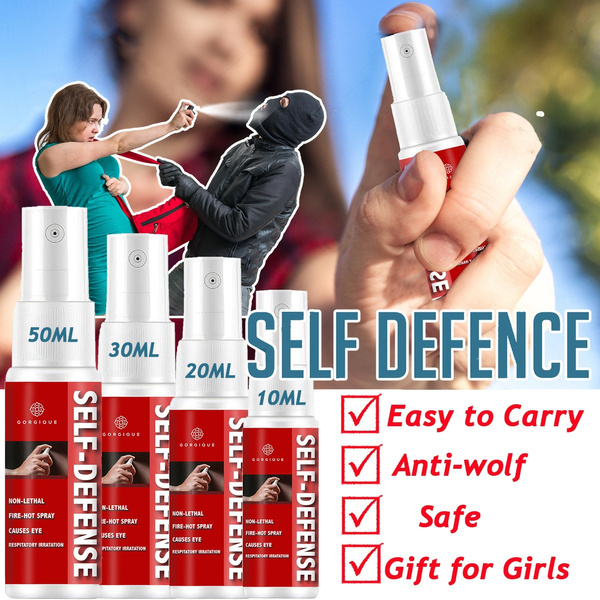 Portable Anti-Wolf Spray Red Pepper Spray For Women Carry Self-Defense ...