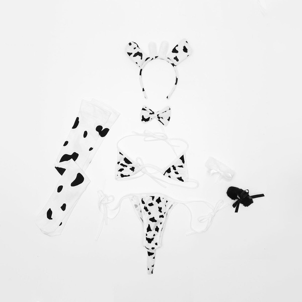 Cosplay Costume Anime Sexy Mini Cow Bikini Lingerie Set Cosplay Costumes For Women Wish