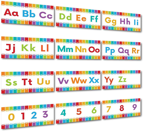 Sproutbrite Alphabet Wall Classroom Decorations and Bulletin Board ...