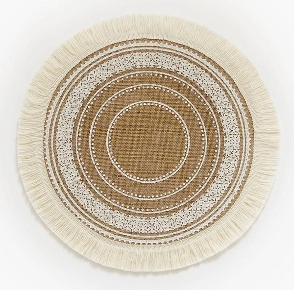 British Cotton and Flax Placemats For Kitchen Table Non-slip Insulation ...