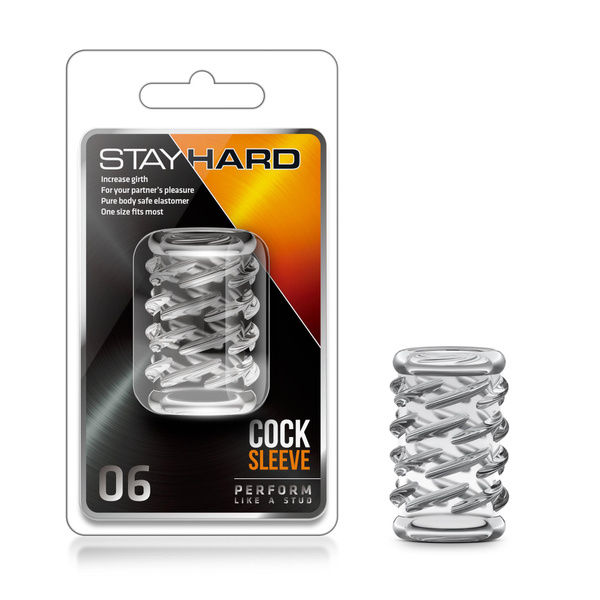 Stay Hard Cock Sleeve 06 - Clear | Wish