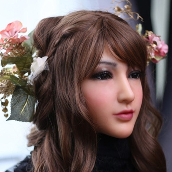 Transgender mask disguise soft silicone hood face cosplay | Wish