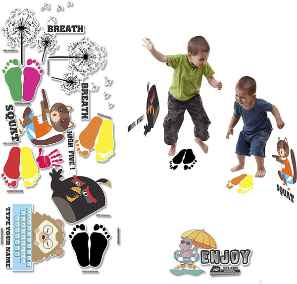 HK Studio Sensory Path Games | Sensory Pathway Decals for Floor ...