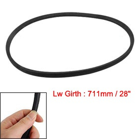 Black 28" Rubber M Type Machine Pulley Transmission Drive V Belt | Wish