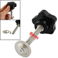 8mm Male Threaded Black Plastic Star Head Screw On Clamping Knob | Wish