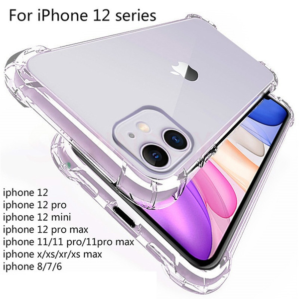 Soft TPU Clear Case for Iphone 12 Iphone 12 Pro Max 6 6s 7 8 Plus X XS ...