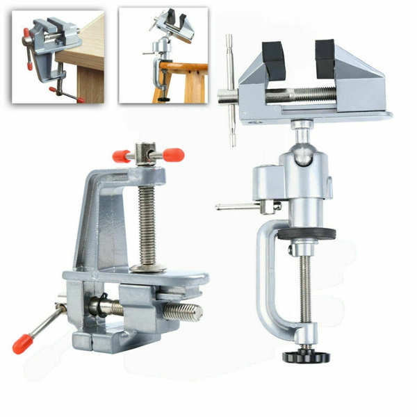 3" Table-top vise Bench Table Vise Mini Table Press Clamp Suction Base ...