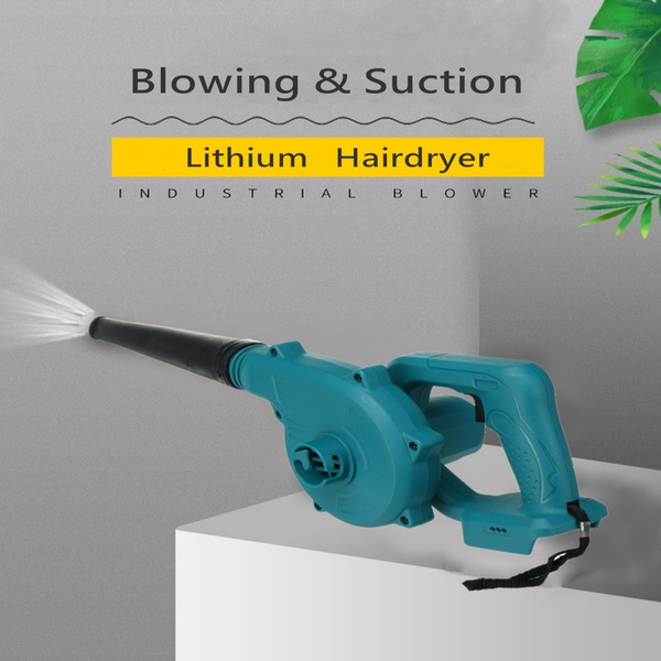 800W 18000r/min Cordless Electric Air Blower Vacuum Cleannig Blowing ...