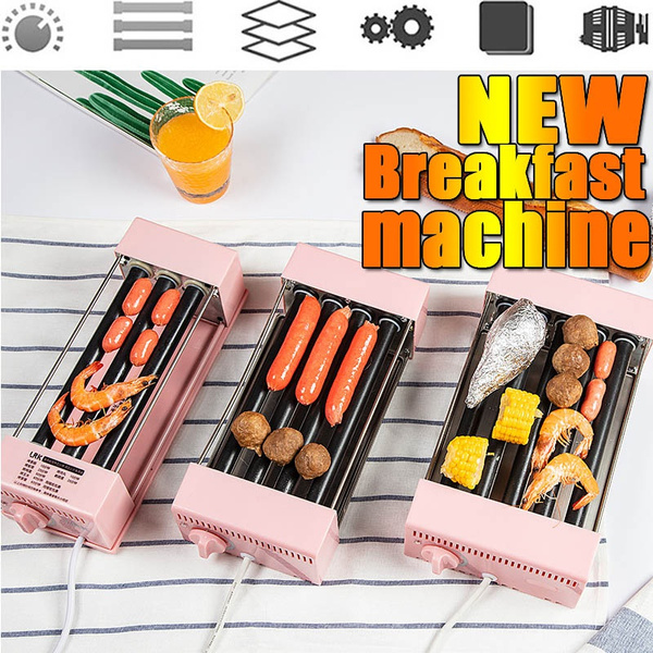2021 Desktop Sausage Toaster Hot Dog Machine A Mini Mini Dorm Room ...