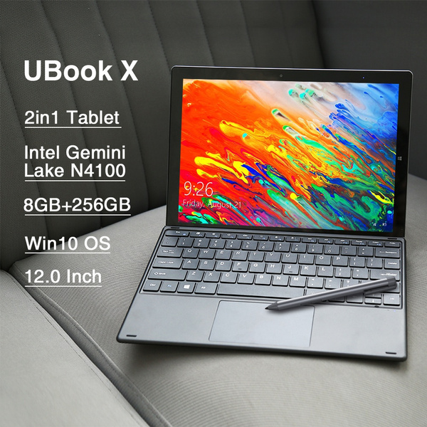 CHUWI UBook X 2 In 1 Tablet Intel Gemini Lake N4100 Dual Core 8GB RAM 256GB SSD 12 Inch IPS ...
