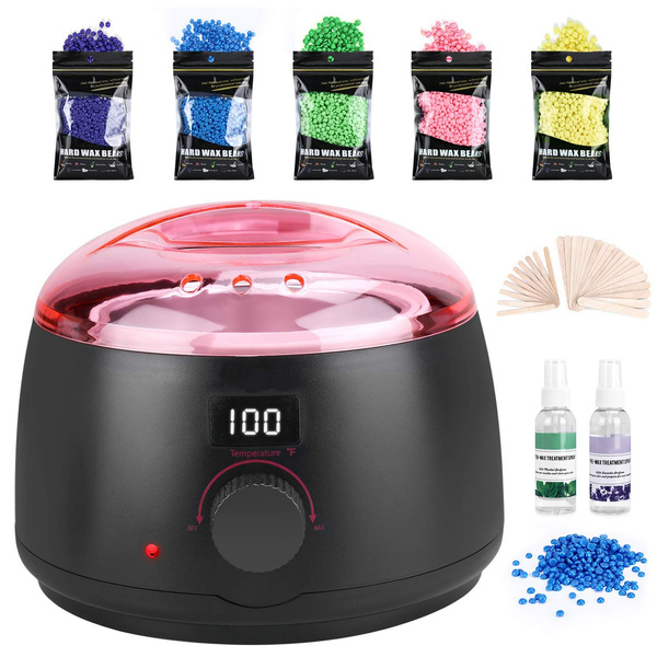 Waxing Kit for Women - New Hair Wax Warmer with 5 Hard Wax Beans and 30 ...
