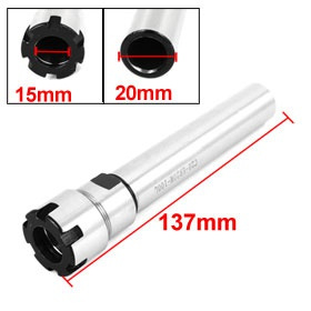 C20-ER20M-100L 20mmx100mm Metal Straight Collet Milling Chuck Holder | Wish