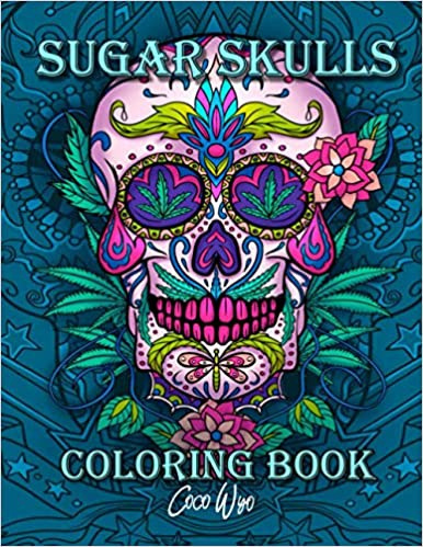 Sugar Skulls Coloring Book: Day of the Dead Coloring Books with Fun ...