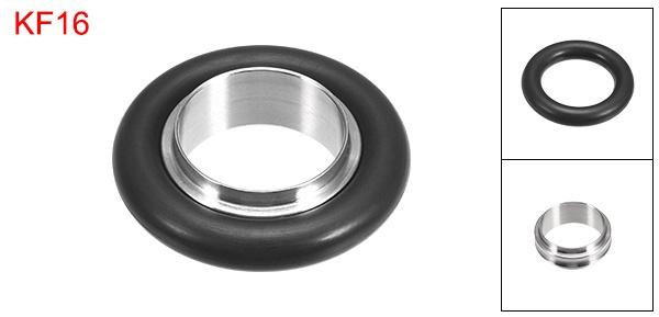 Centering Ring KF-16 Vacuum Fittings ISO-KF Flange 29.6mm x 15.6mm Fluororubber O-Ring | Wish