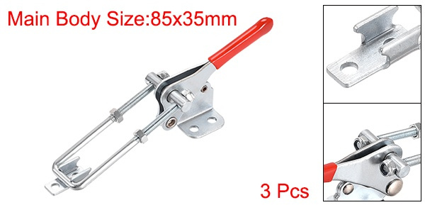 496lbs Smoker Toggle Pull Latch U Bolt Vertical Quick Release Clamp, 3 ...