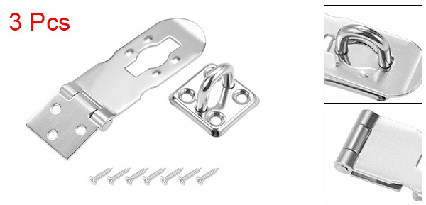 Padlock Hasp Door Clasp Hasp Latch Security Safety Bolt Lock Latches 3 ...