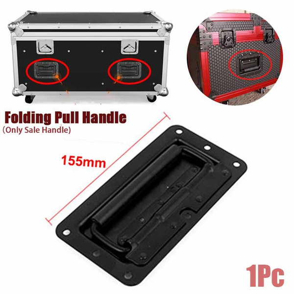 155mmx83mm Metal Rectangle Shaped Recessed Folding Pull Handle Grip ...