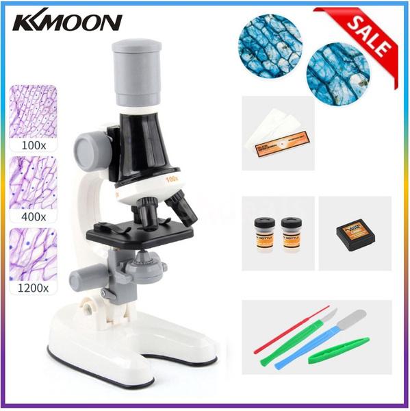 KKmoon Upgraded Children's Microscope Toys Science Experiment Suit Toys ...