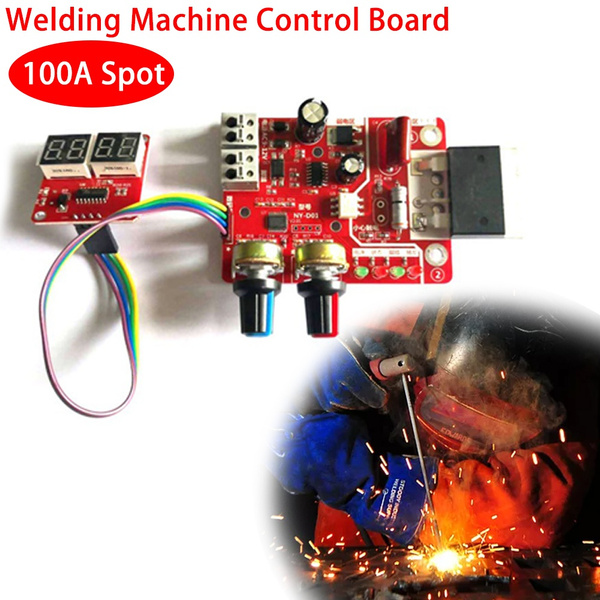 100A Spot Welding Time and Current Controller Digital Display Spot ...