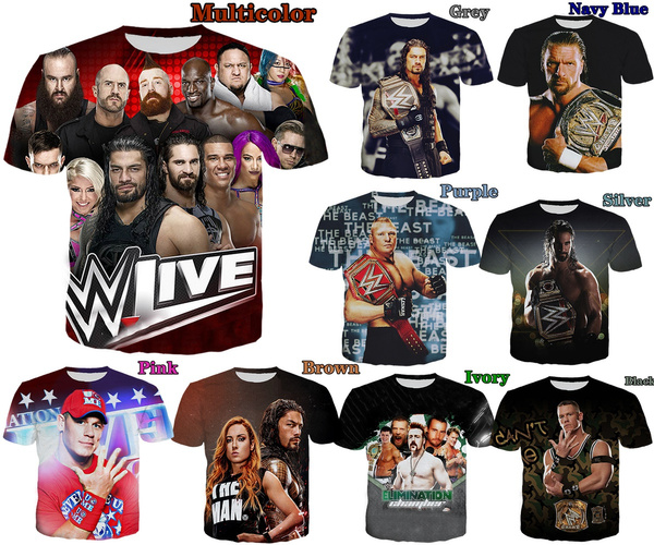 Hot Wrestling Stars The Undertaker John Cena Big Show 3D printed t ...