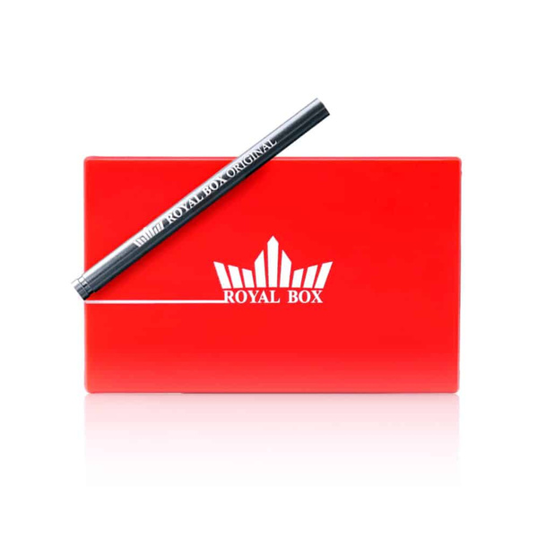 Royal Box Plastic Vivid Red Collectable Snuff Dispenser Straw Kit Set ...