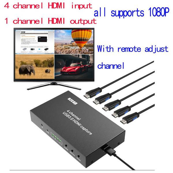 Ezcap264 4 Channel Hdmi Input Video Capture Card 4x1 Multi-viewer HDMI ...