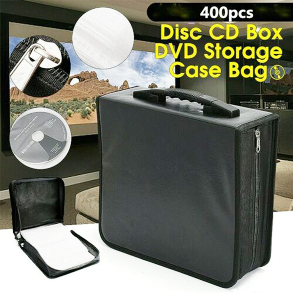 400 CD DVD Disc Disk Compact Carrying Case Wallet Storage Folder Binder ...