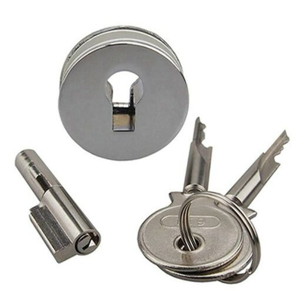 Zinc Alloy Showcase Push Glass Display Glass Lock Cabinet Door Cylinder ...