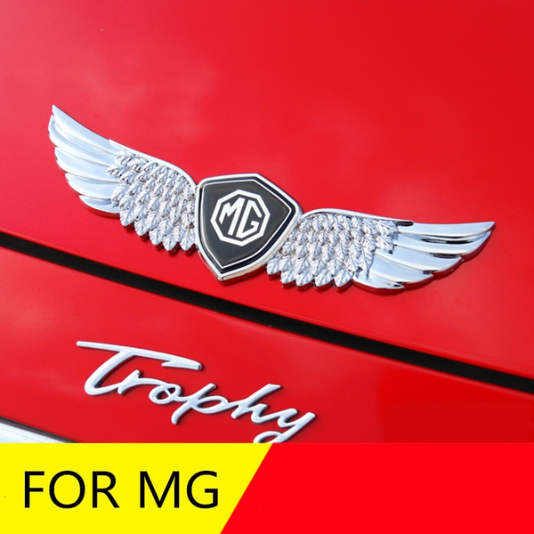 3D Metal Sign Car Hood Angel Emblem Sticker Fot MG ZS HS MG6 MG5 MG3 MG ...
