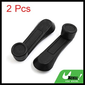 Auto Car Vehicle Plastic Door Window Winder Cranks Handle Lever Black ...