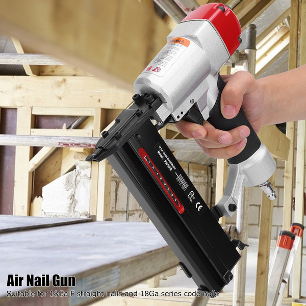 Nail 10-50mm Gauge Brad Nailer / Stapler 2 In 1 Pneumatic Pin Nailer ...