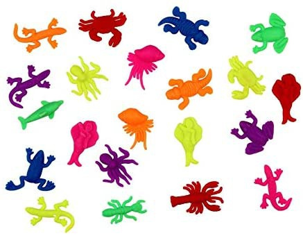 100Pcs Sea Creatures Grow in Water Toys - Assorted Expandable Water ...