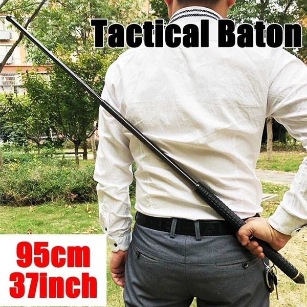 Self-defense Tactical Baton Three Section Expansion Stick Outdoors ...
