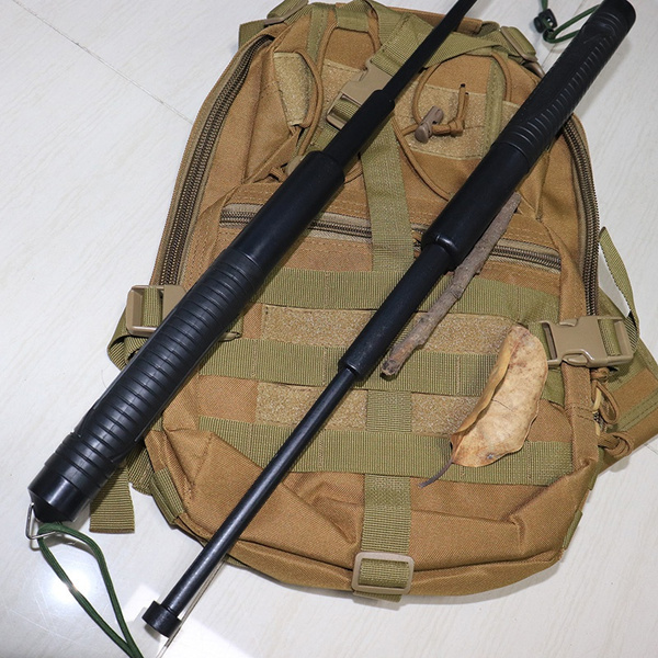 Self-defense Tactical Baton Three Section Expansion Stick Outdoors ...