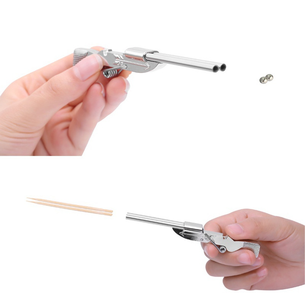 Toothpickgun Minigun Toothpick Gun Novelty Office Toys Weapontoy Guntoy ...