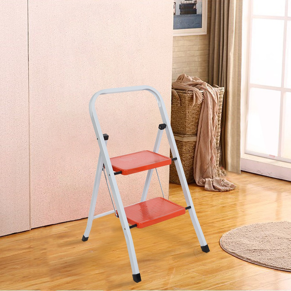 Protable 2 Step Ladder Folding Non Slip Safety Tread | Wish