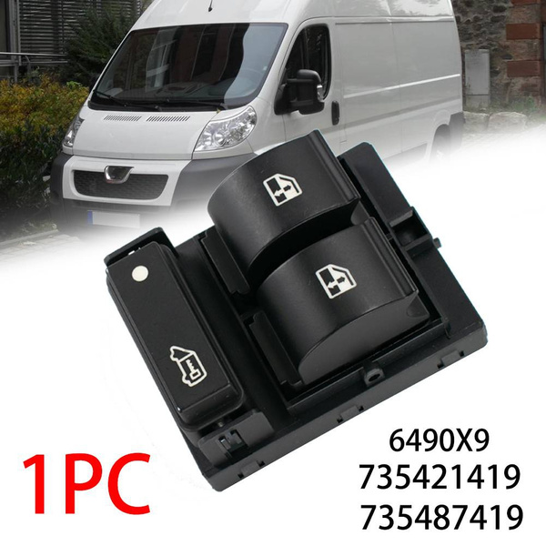 Electric Window Switch Triple Button Push For Fiat Ducato Doblo Citroen ...