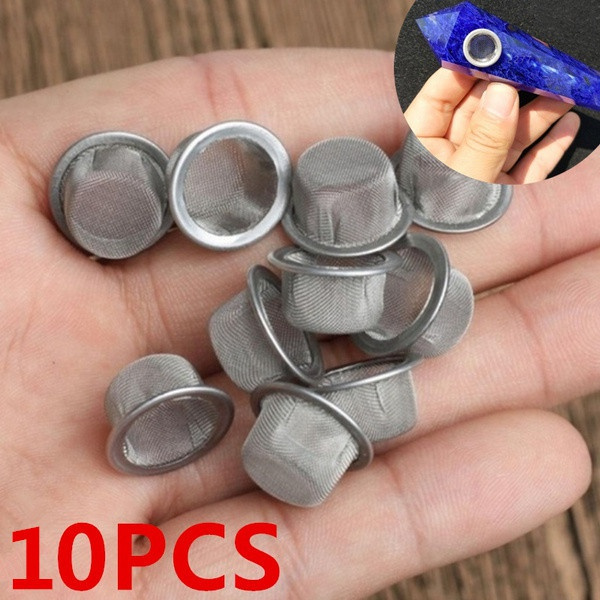 5/10Pcs Tobacco Smoking Pipe Metal Filter Screen Steel Mesh Smoking ...