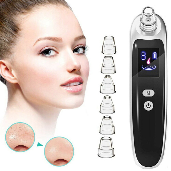 USB Vacuum Acne Removal Blackhead Electric Skin Cleaner Pore Blackhead ...